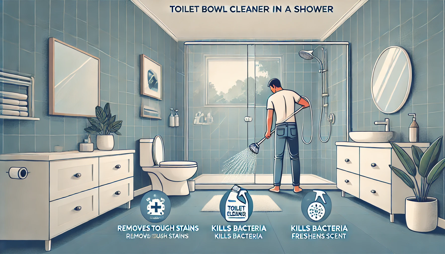 Can You Use Toilet Bowl Cleaner in the Shower? Pros & Cons - House Cleanify